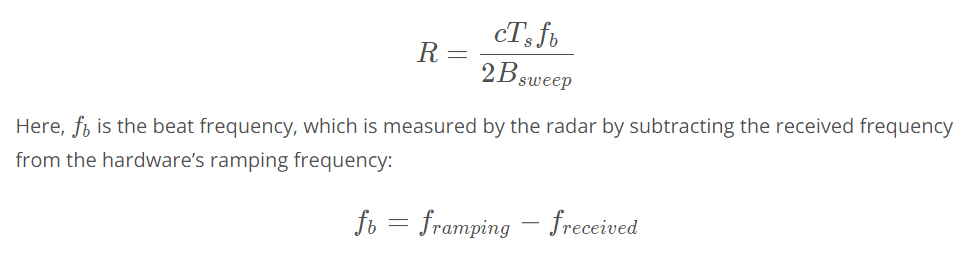 Range Doppler Estimation